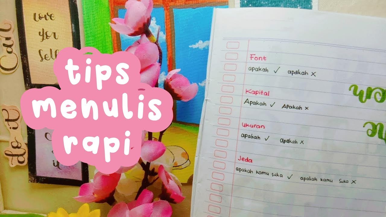 Tips Menulis Rapi - YouTube