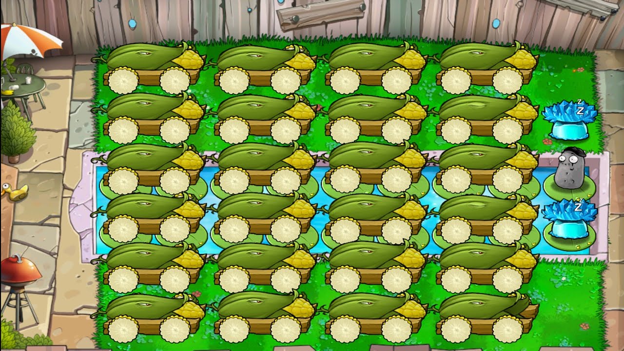 24 Cob Cannon | Survival: Endless(Pool) | [PvZ Mobile 6.1.11] - YouTube