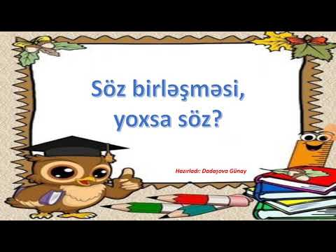 Söz birləşməsi, yoxsa söz?