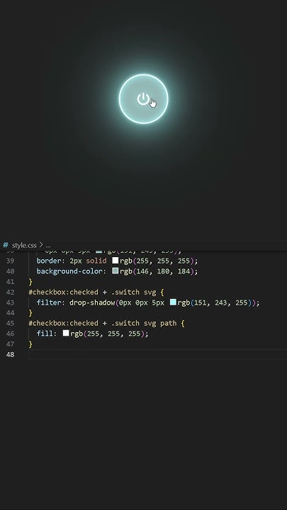 Animated Switch In Css😍programming Coding Css Htmlcss Shorts