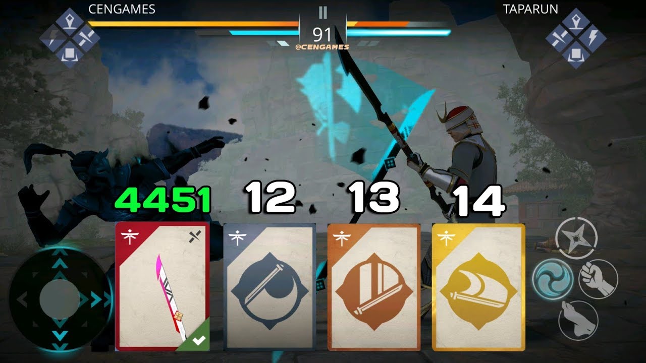 Shadow Fight 3: All Glaive Moves - Sweeper | Flagpole | Triple Lunge ...