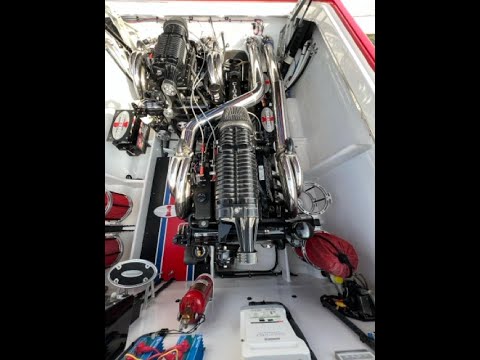 Cigarette 42 x con motori Mercruiser 700 SCI - YouTube