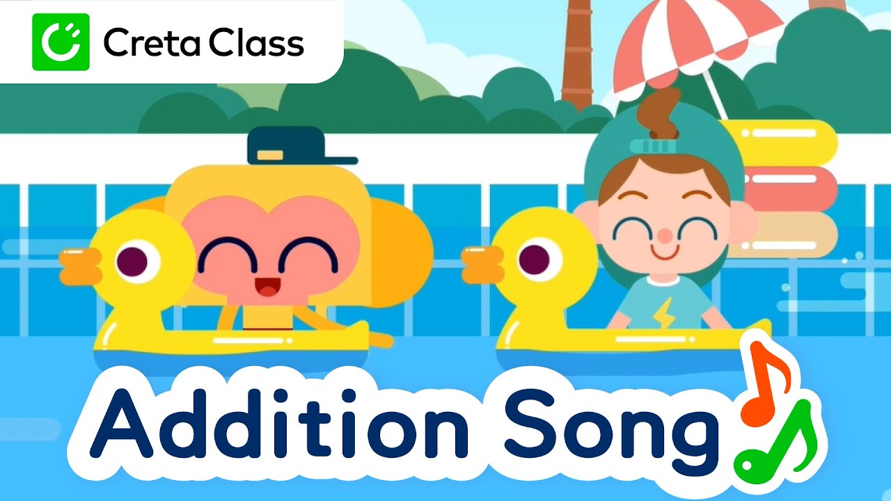 Math Song-Addition Song | Math Cartoon [Creta Class] - YouTube