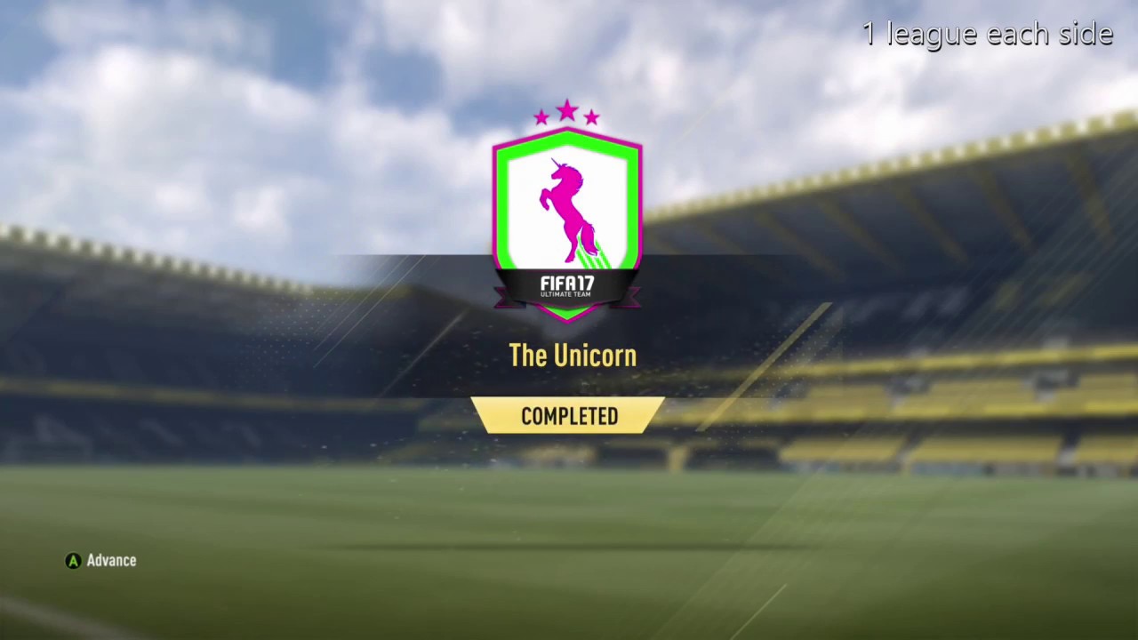 The Unicorn SBC EASY! FIFA 17 - 84+ Rated Prem TOTW - YouTube