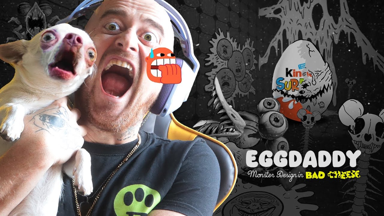 Bad Cheese - Eggdaddy (Monster Design) & YouTube Cardbaord Button - YouTube