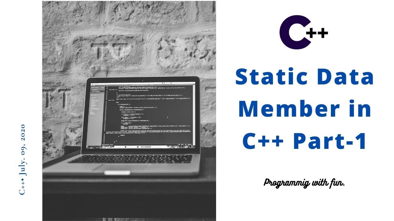 Lec#62 Static Data Member in C++ Programming | C++ Tutorial in Urdu ...