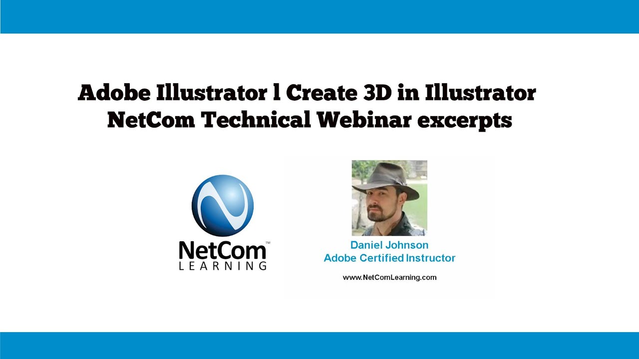 Adobe Illustrator L Create 3D In Illustrator NetCom Technical Webinar Excerpts YouTube Adobe Illustrator L Create 3D In Illustrator NetCom Technical Webinar Excerpts YouTube