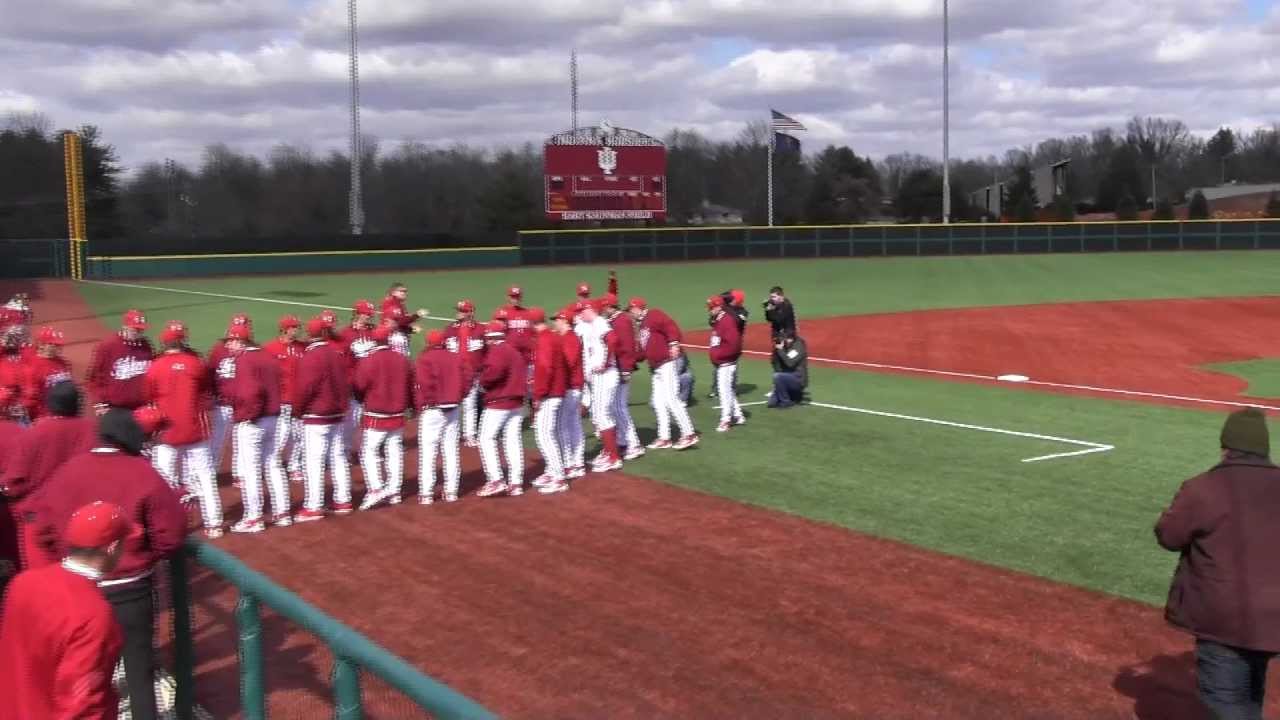 Opening Day Kaufman Field IU Baseball - YouTube