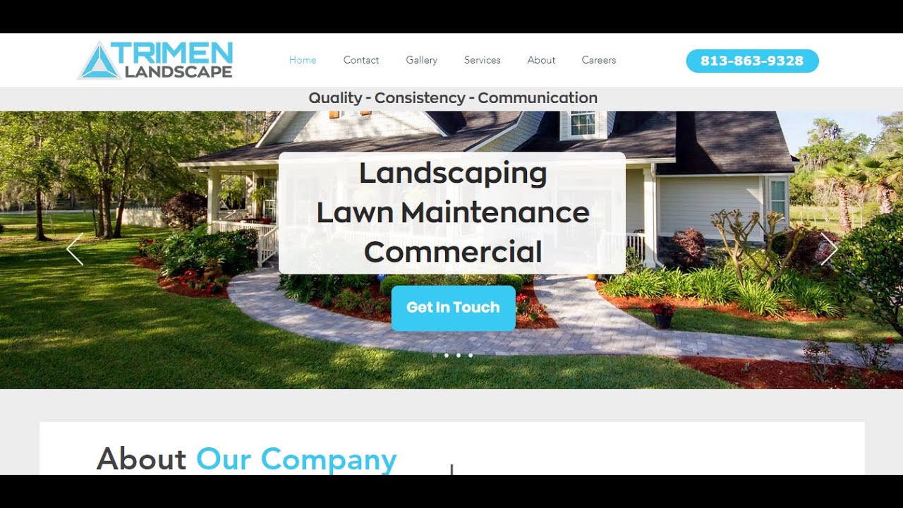 Trimen Landscape, Landscaping Tampa - YouTube