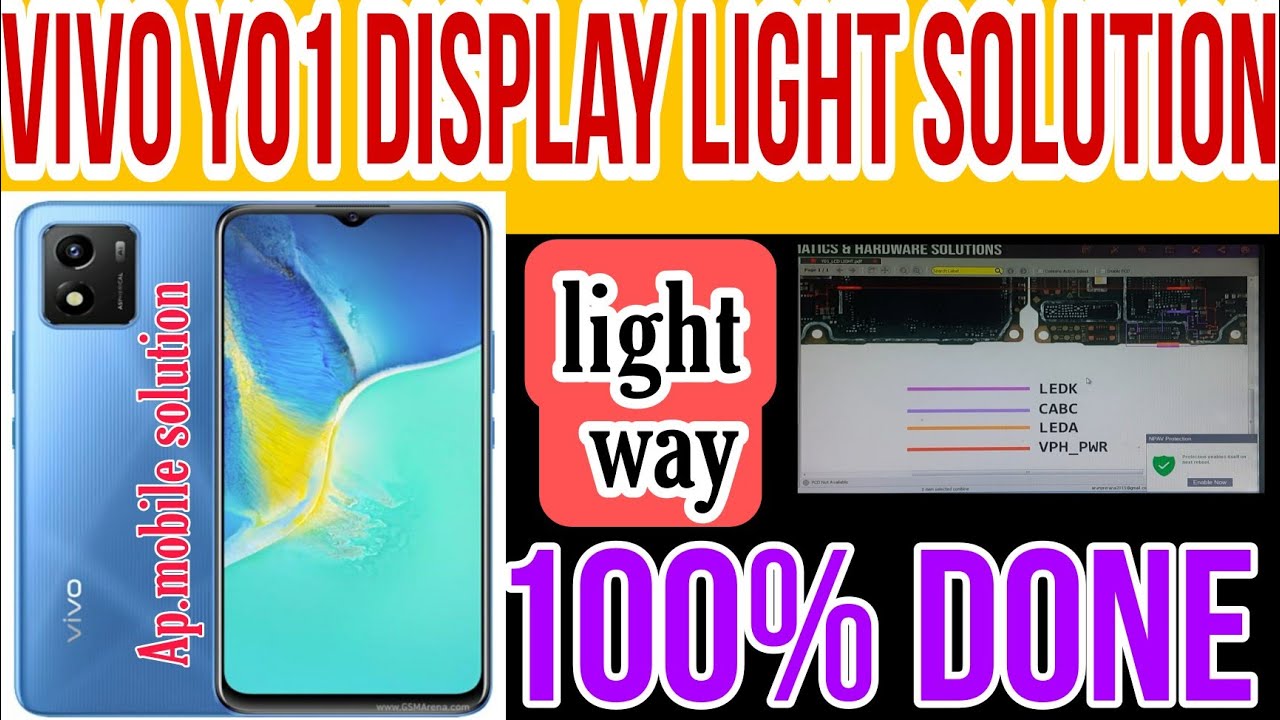 vivo y01 display light solution - YouTube