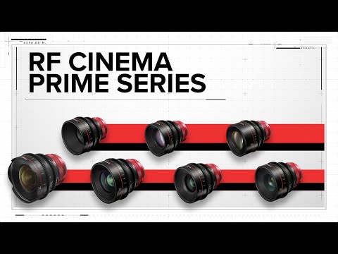 Canon unveils its first full-frame RF-Mount cinema prime lenses