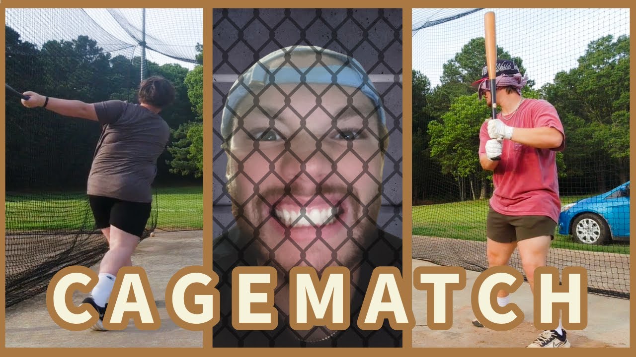 BASEBALL CAGE MATCH!!!!!!!!!!!!! - YouTube