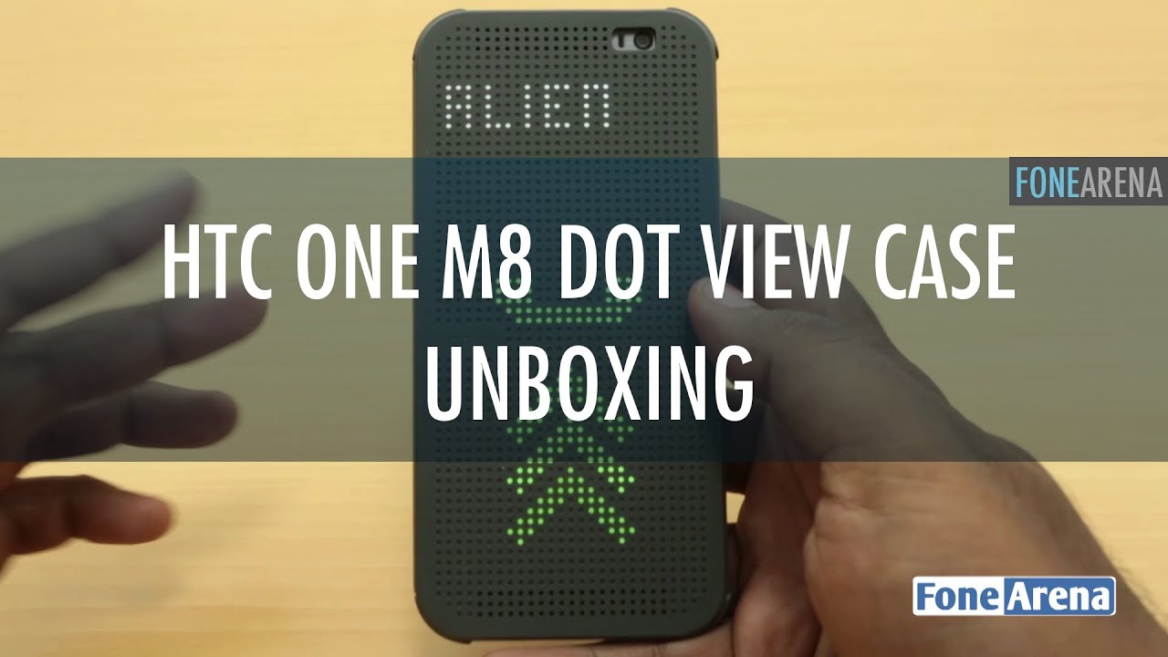 HTC One M8 Dot View Case Unboxing - YouTube