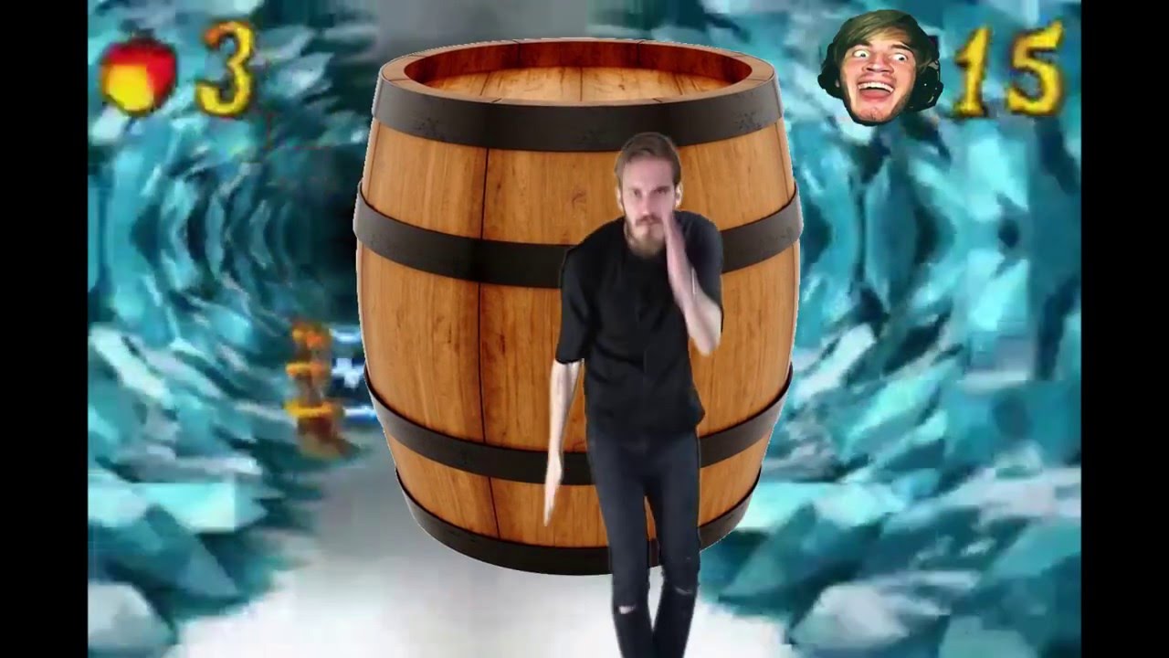 PewDiePie Barrel Chase - YouTube