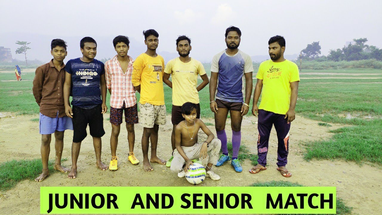 Tetulmari// junior vs senior football match// - YouTube