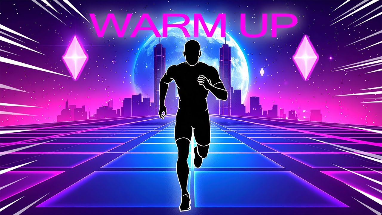 HIGH QUALITY Immersive Interactive Warm Up! Space Runner Workout! - YouTube