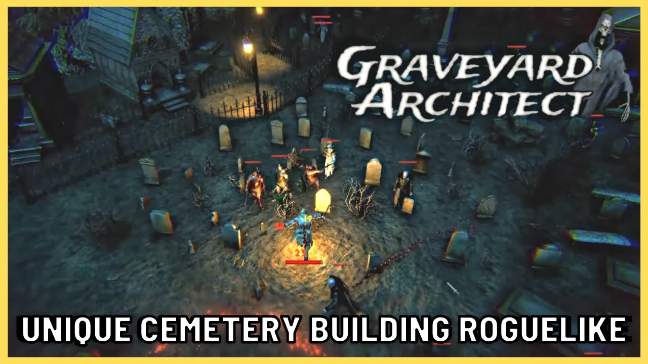 Unique Cemetery Building Roguelike - Graveyard Architect - YouTube