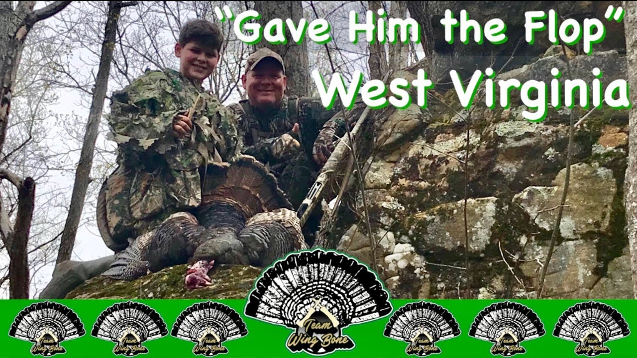 West Virginia Turkey Hunt on Public Land "Gave Him the Flop" - YouTube