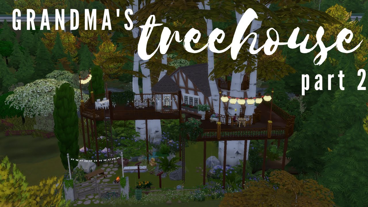 GRANDMA'S TREEHOUSE PART 2 / Speed build (NO CC) - YouTube