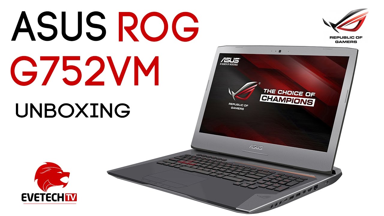Unboxing the Asus G752VM and running benchmark tests - YouTube