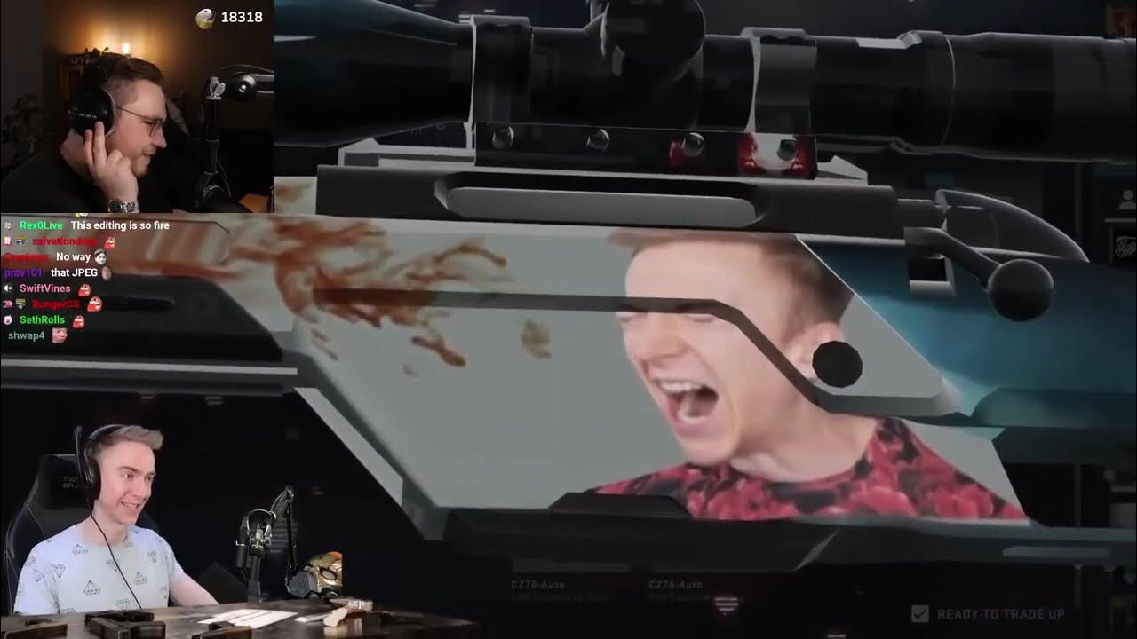 ohnePixel reacts to 'Opening & sending back skins' by Sparkles - YouTube