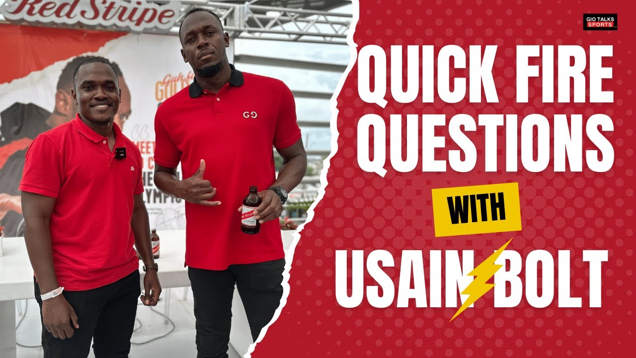 Quick-Fire Questions with Usain Bolt/Gio_Talks_Sports - YouTube