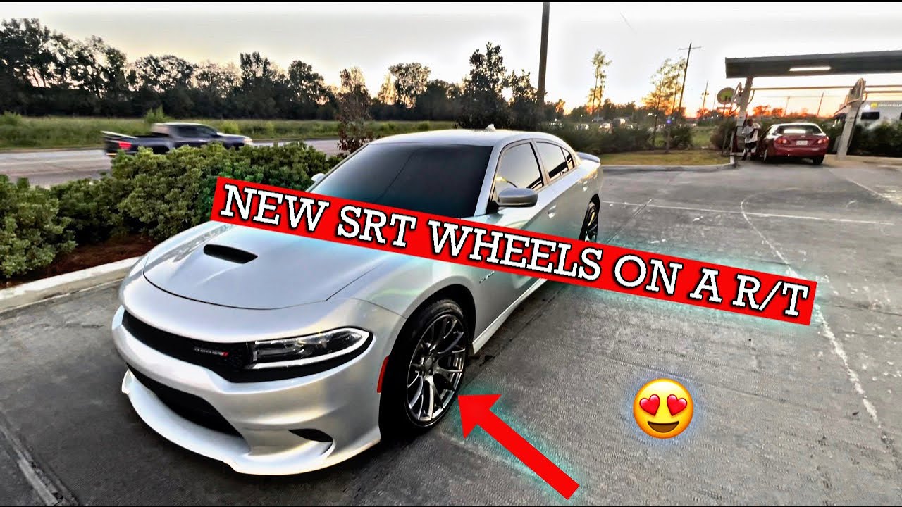 INSTALLING MY NEW SRT RIMS ON MY 2021 DODGE CHARGER R/T *SICK LOOK ...