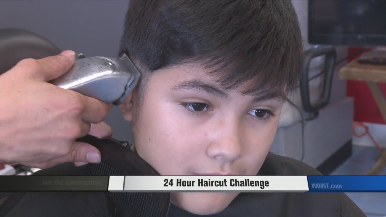 24 Hour Haircut Challenge - YouTube