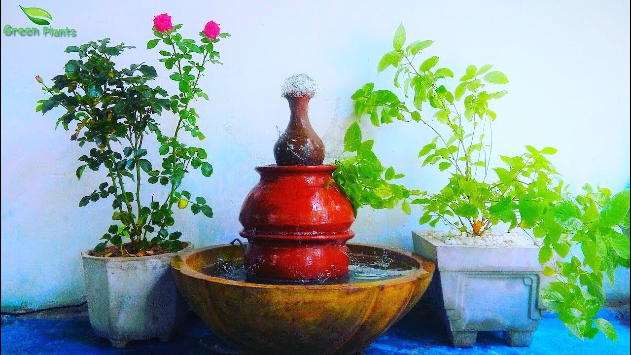 How to Make a Beautiful Water Fountain at Home With Terracotta Pots ...
