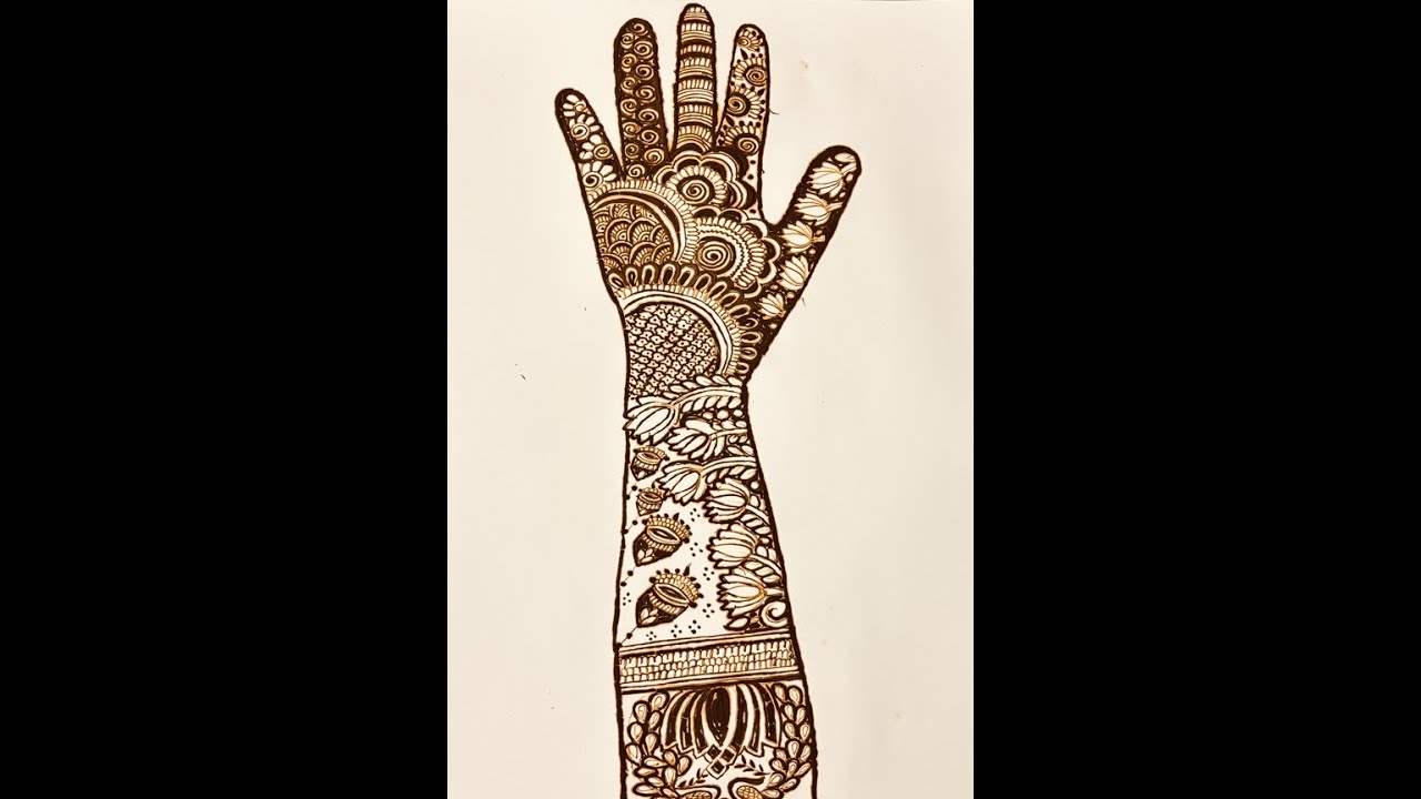Stunning Full Hand Bharwa Mehandi| Latest Trending Mehndi Art for Women ...