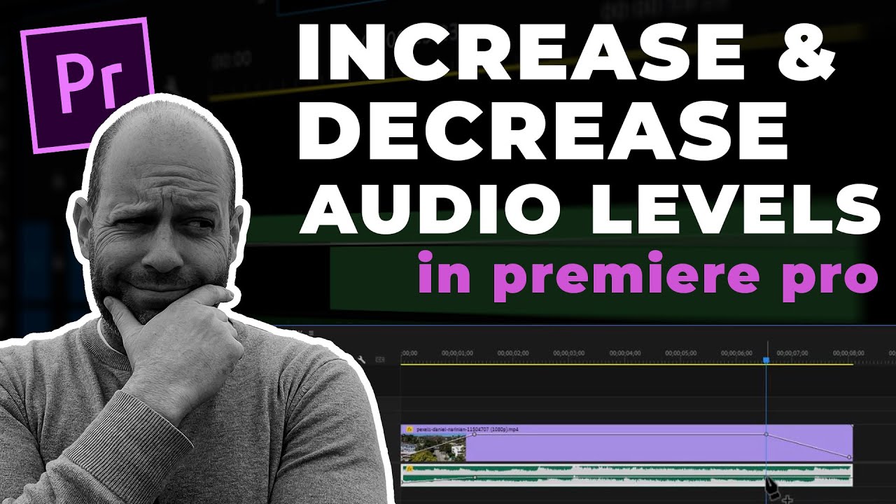 Increase or Decrease Audio Volume in Premiere Pro - YouTube