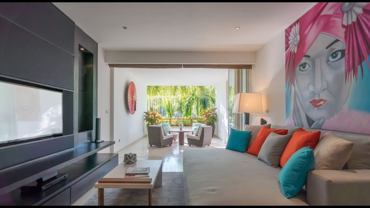 Spacious condo 300 meters from Surin Beach - YouTube