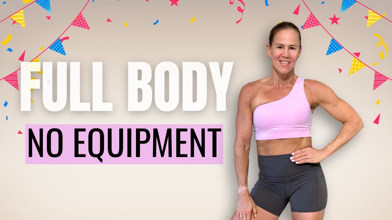 30 MIN Full Body No Equipment Workout | No Repeat Low Impact - YouTube