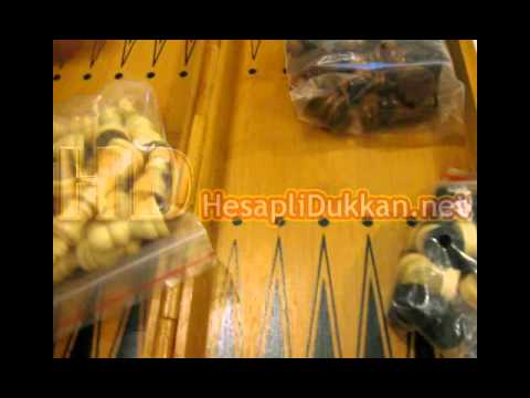 Satranç ve tavla takımı bambu Hesaplı Dükkan