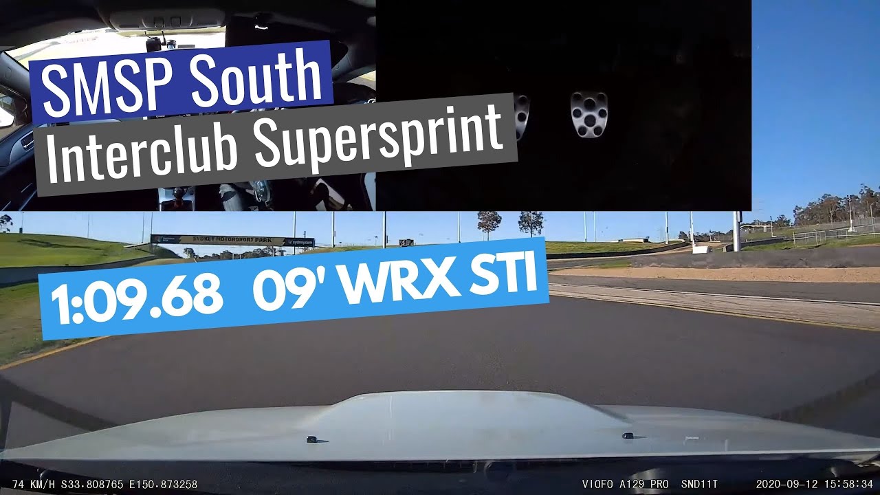 Sydney Motorsport Park South Circuit (Amaroo) - 2009 Subaru STI 1:09.68 ...