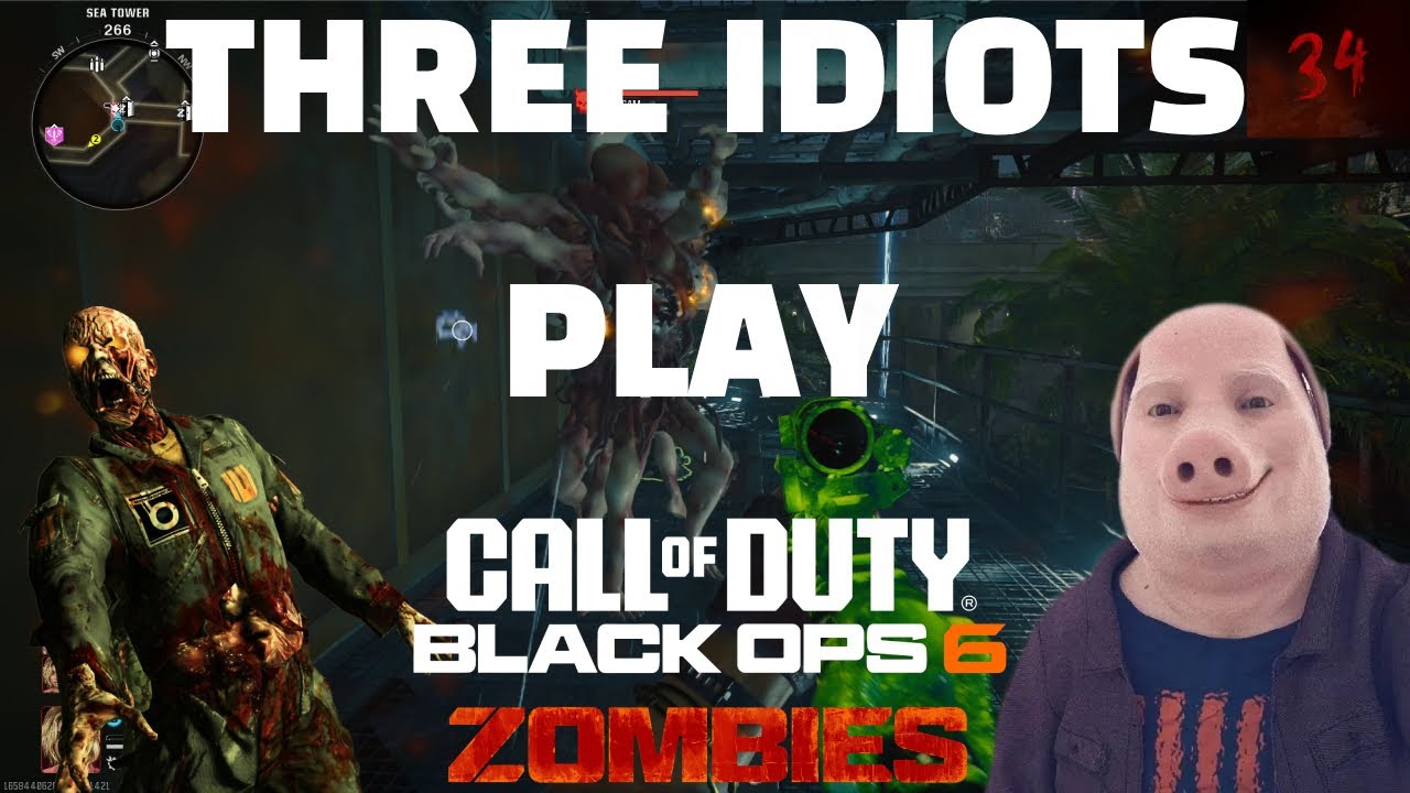 3 IDIOTS play Cod Bo6 ZOMBIES terminus map | Cod Bo6 Zombies w/friends ...