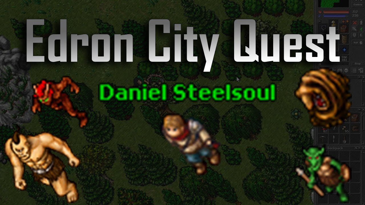 Tibia - Edron City Quest/Tasks - YouTube