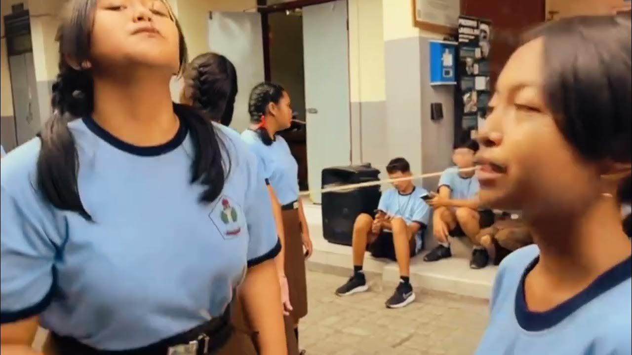 Lomba Estafet Karet Hari Jeda Semester 2 SMP SAPTA ANDIKA DENPASAR - YouTube