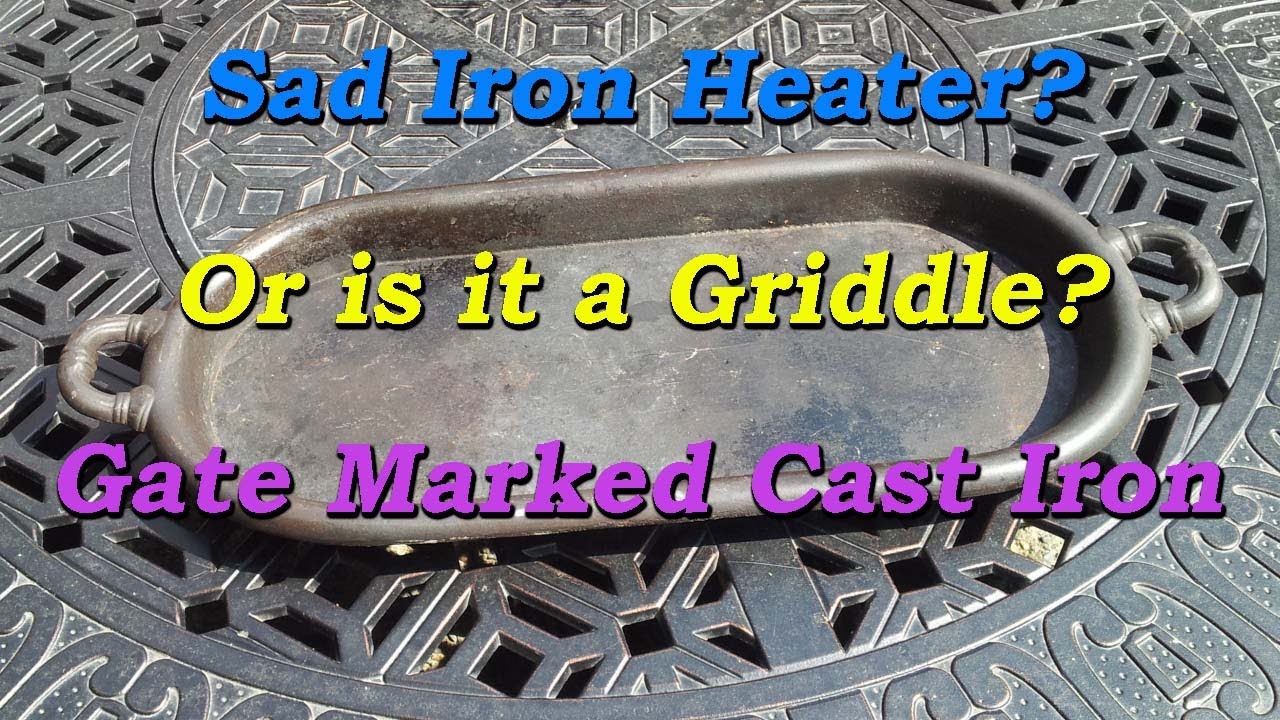 Cast Iron Griddle or Sad Iron Heater? You tell me if you know! - YouTube