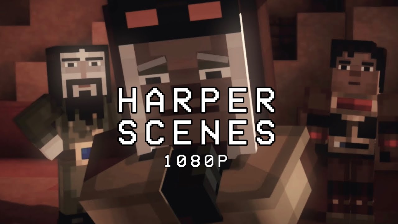 Harper scenepack | Minecraft Story Mode - YouTube