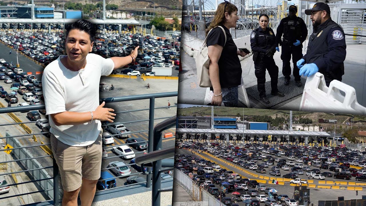 Así es la frontera entre Estados Unidos y México - YouTube