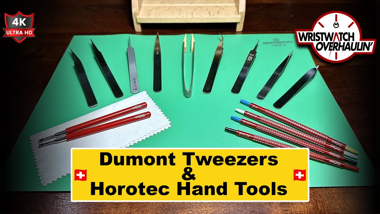 DUMONT Tweezers & HOROTEC Hand Tools - The 🇨🇭Watchmaking Tools To Start ...