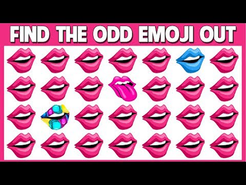 How Good Are Your Eyes #30 l Find The Odd Emoji Out l Emoji Puzzle Quiz