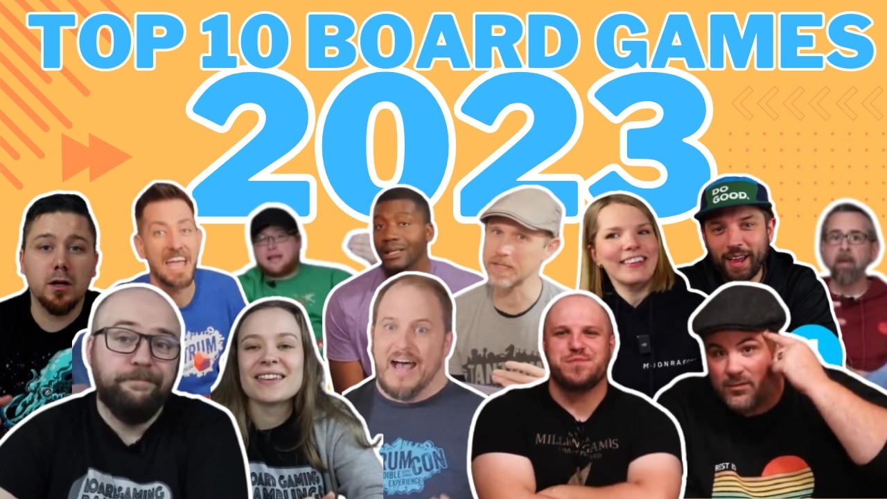 YouTubers Top 10 Board Games of 2023 - YouTube