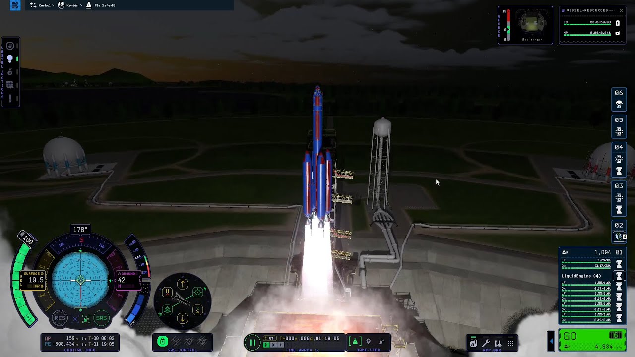 Kerbal Space Program 2 Early Access: To Mun Orbit and Back at HIGH settings on an RTX 2070 - YouTube