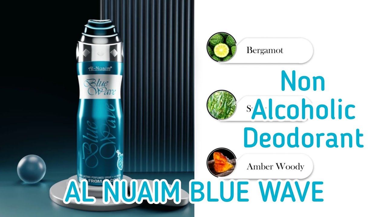 Al Nuaim Blue Wave Non Alcoholic Deodorant Review in Malayalam ...