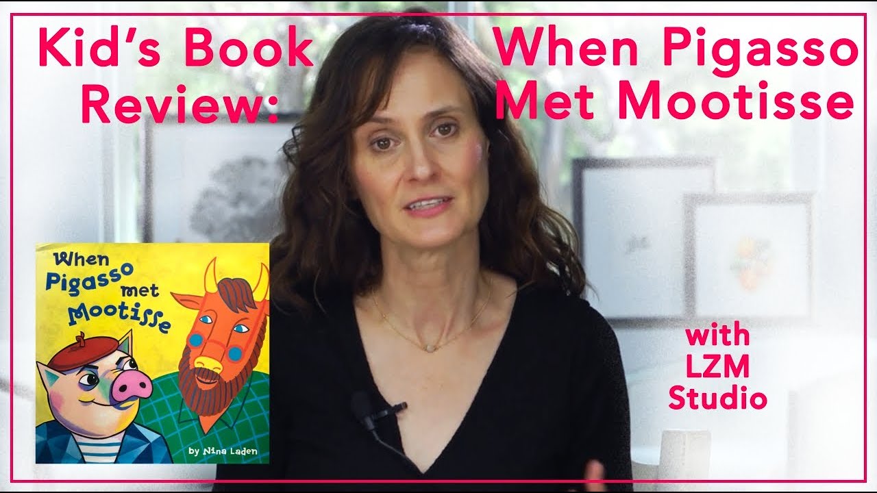Kid's Book Review: When Pigasso Met Mootisse by Nina Laden - YouTube