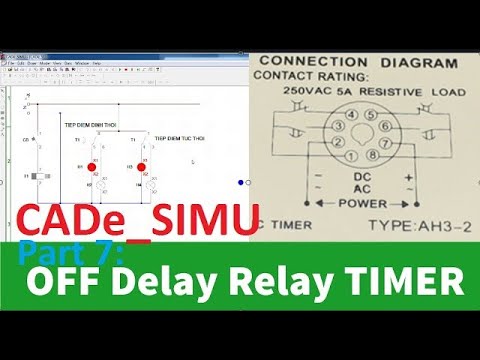 CADe SIMU | Part 7: OFF Delay Relay Timer - YouTube