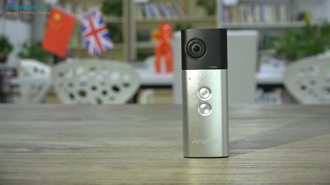 360° Handheld WiFi VR Panoramic Camera - YouTube