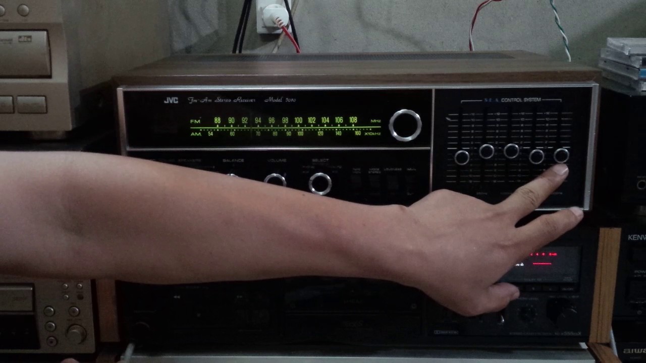 test sound Ampli receiver JVC 5010 - YouTube